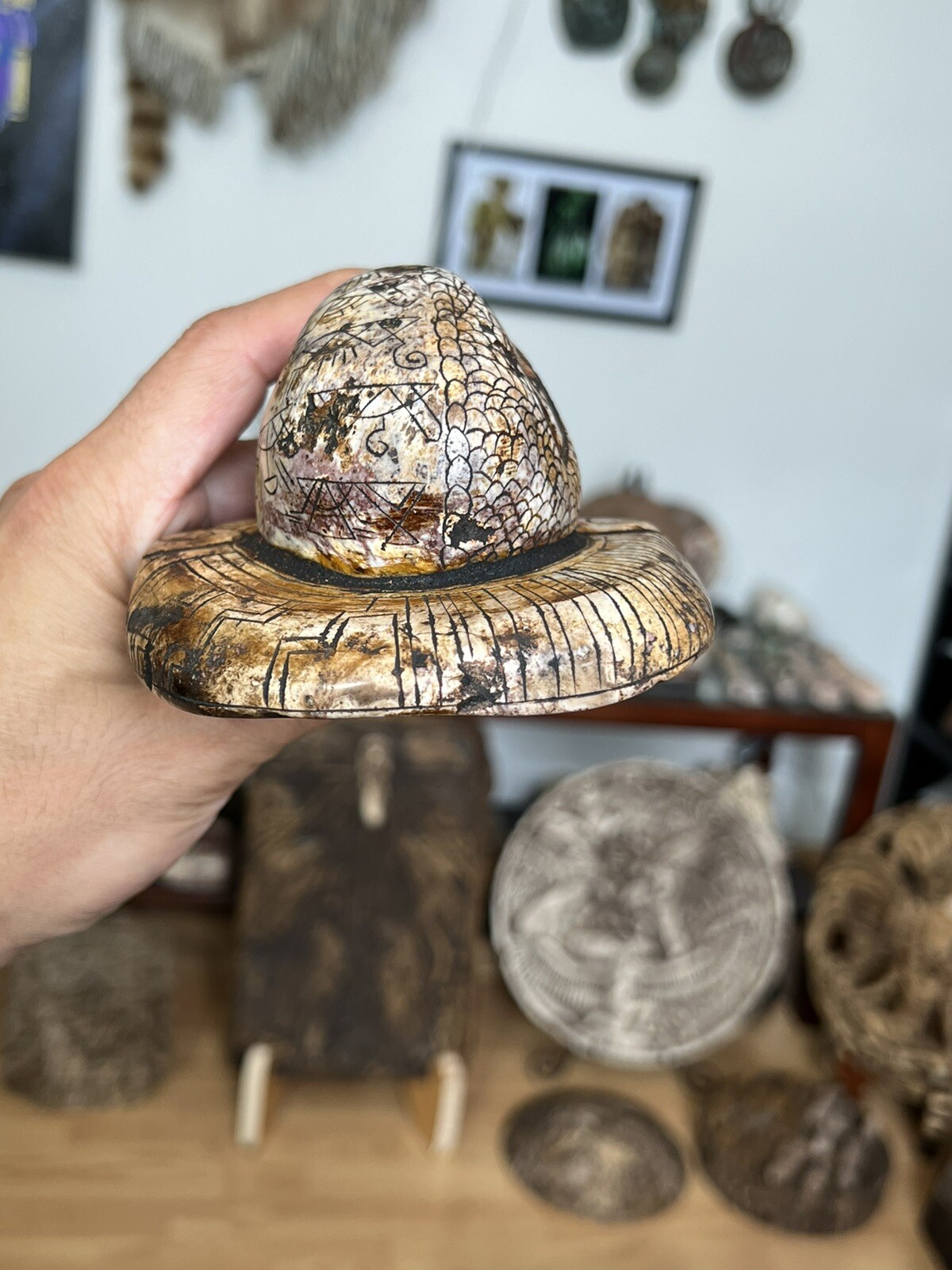 Ojuelos de Jalisco Alien Carved Stone.Authentic Aztlan Artifact, DNA ...