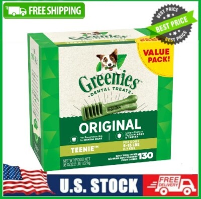 Greenies Original Flavor Dental Dog Treats for Dogs, 36 oz Box | eBay