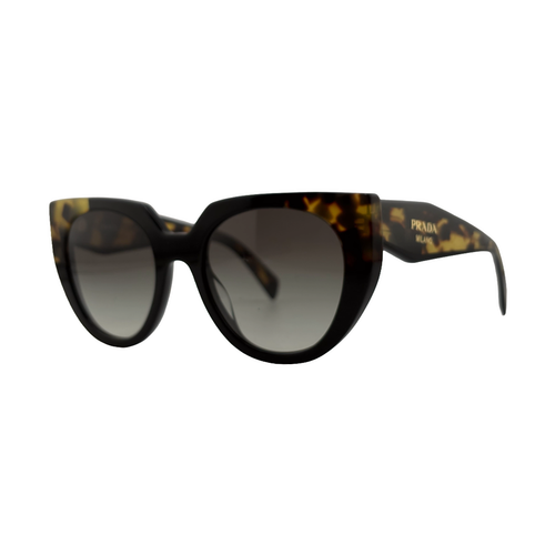 Prada PR 14WS Black / Medium Tortoise Women's Sunglasses 52mm 20mm ...