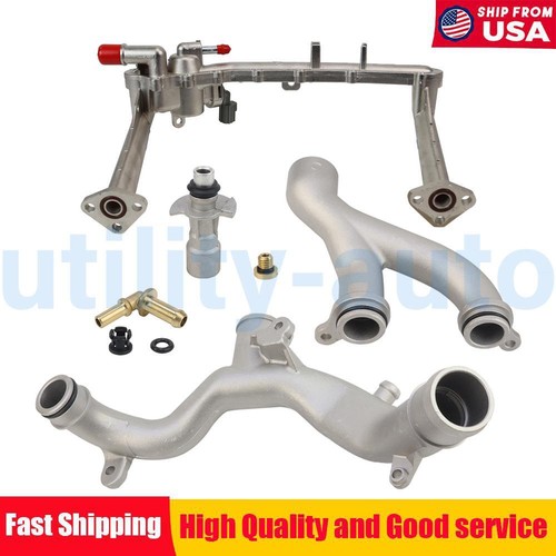 For Land Rover Jaguar XF XJ F-Type Metal Upgraded Coolant Water Pipe ...
