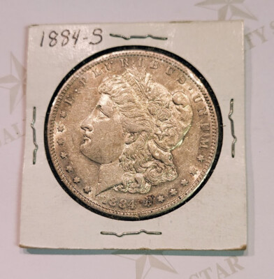 1884-S Morgan Silver Dollar, Choice AU, No Issues, Great Luster ...