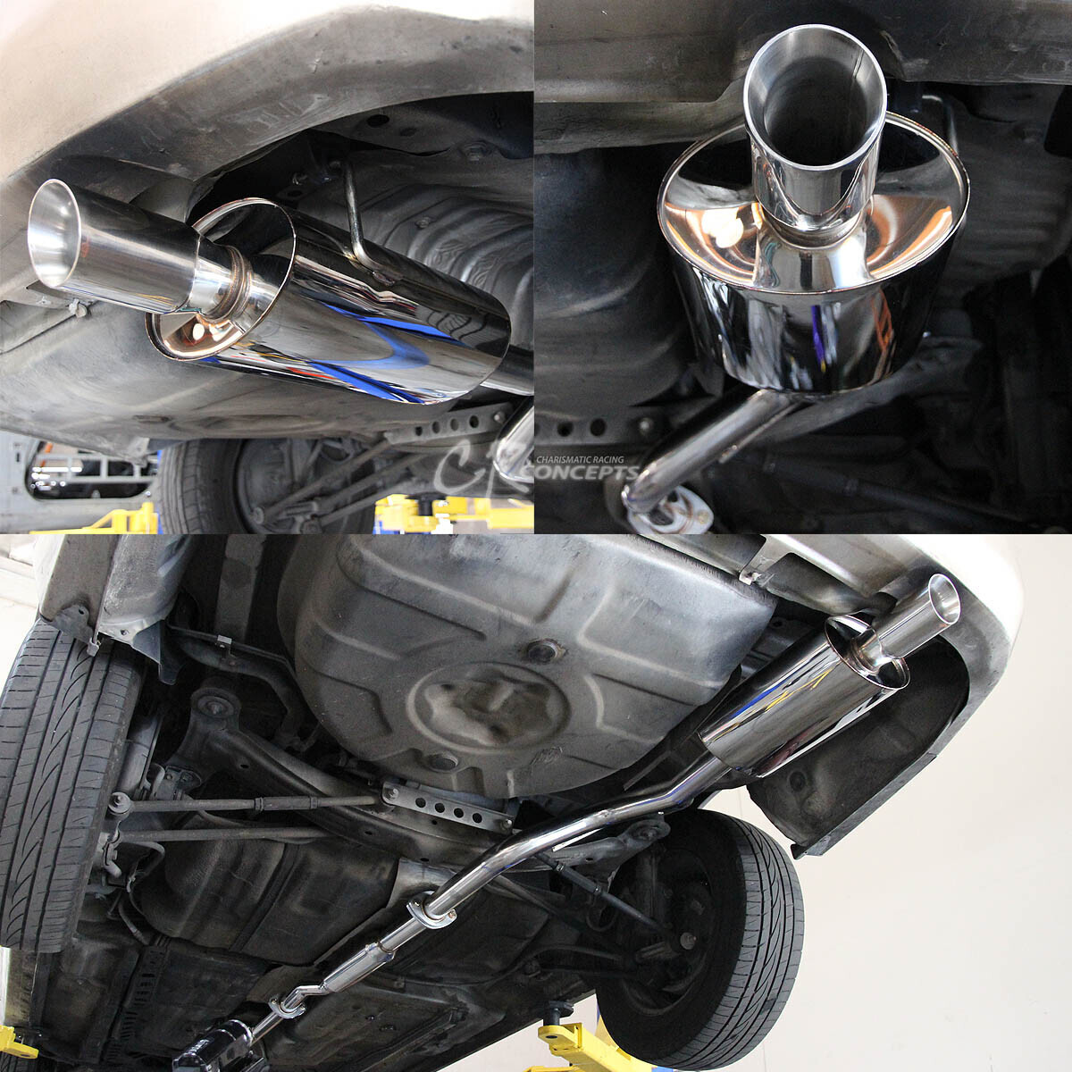 J2 ENGINEERING FOR 99-03 SOLARA 5S-FE/1MZ-FE CATBACK EXHAUST MUFFLER 3 ...