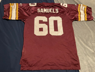 Vtg Reebok CHRIS SAMUELS #60 Washington Redskins Jersey Mens Medium ...