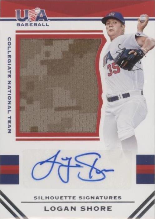 2017 Panini USA Baseball Stars & Stripes - Jumbo Swatch Silhouettes ...