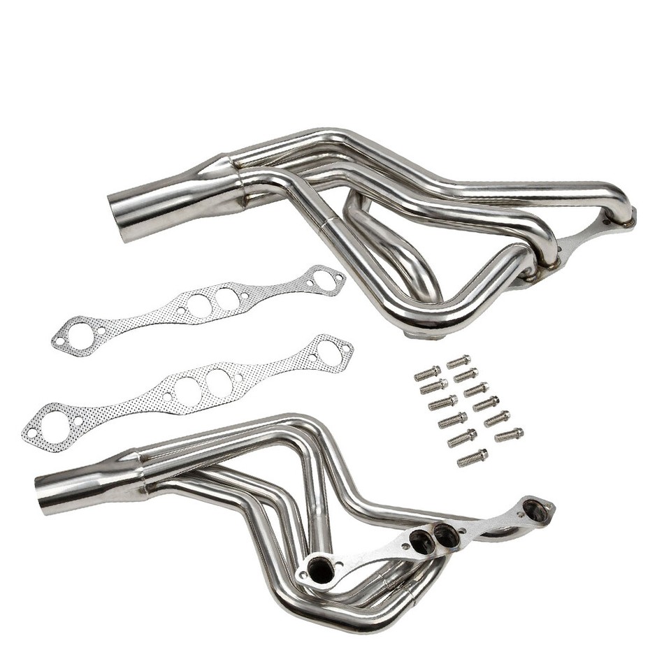 Stainless Exhaust Headers Kit for Chevy SBC 267-400 V8 70-87 / Camaro ...