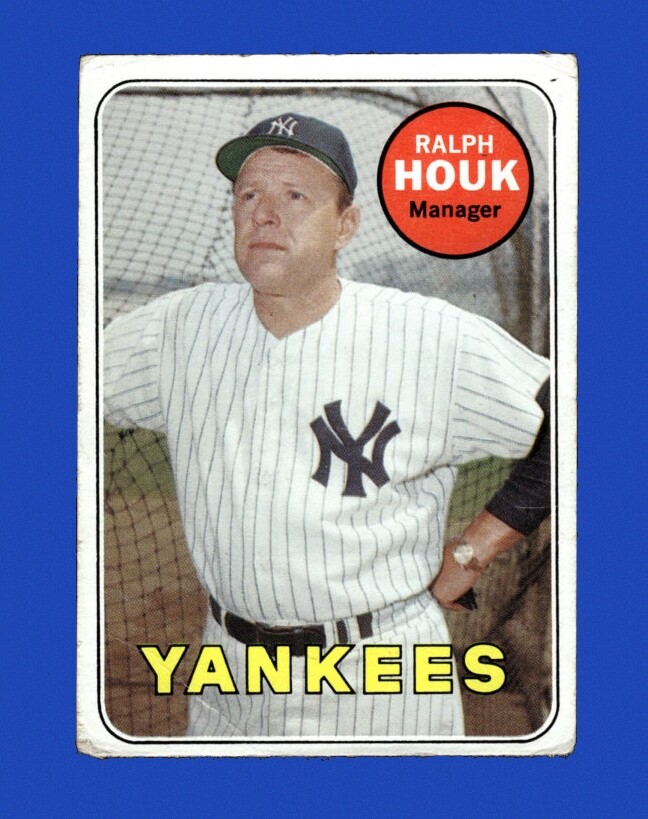 1969 Topps Set-Break #447 Ralph Houk LOW GRADE (WL) (crease) *GMCARDS ...