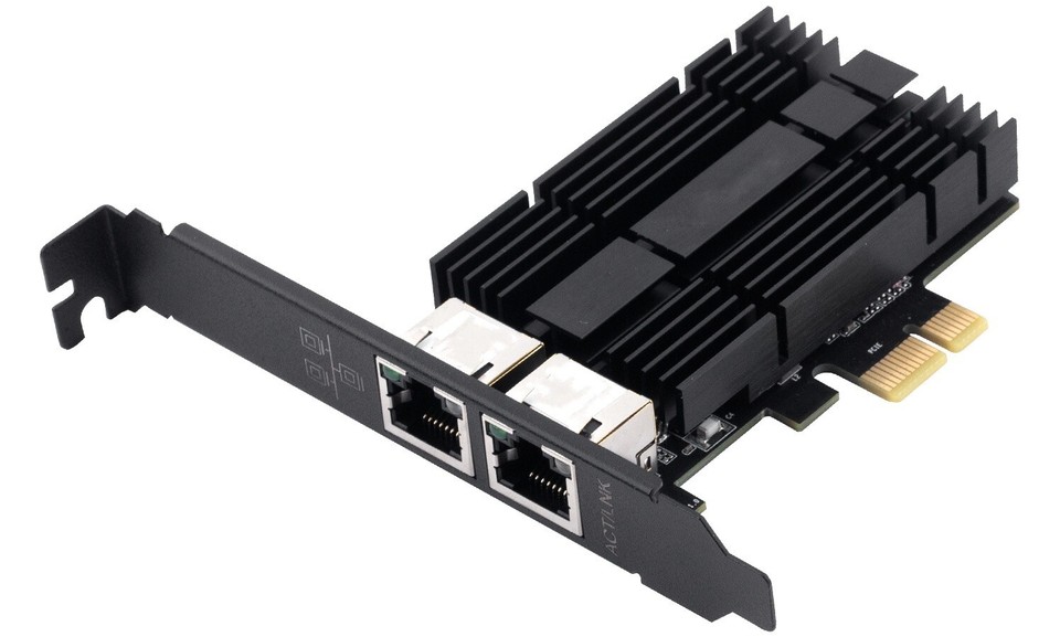 2.5Gbps Dual RJ45 Port with Intel I226 NIC for Gaming Ethernet Network ...