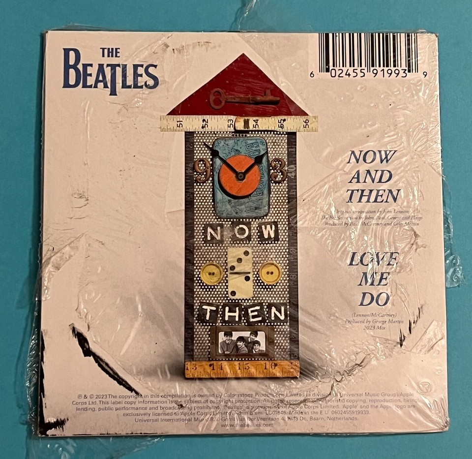 THE BEATLES NOW AND THEN CD New/Sealed/Minor Cover Damage 602455919939 ...