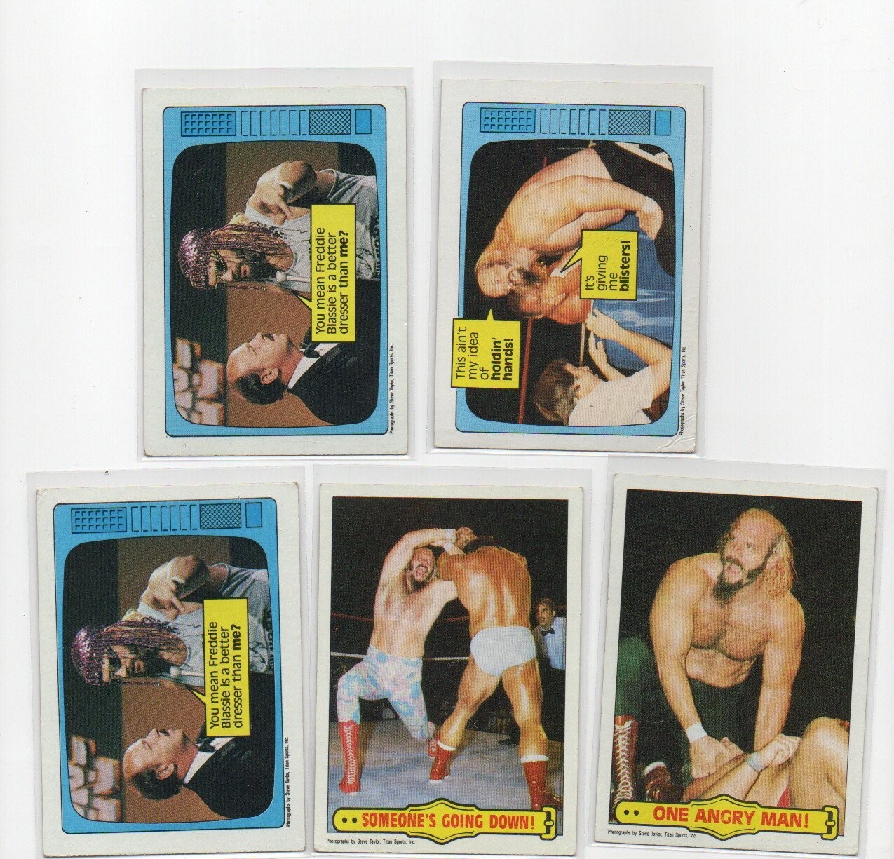 JESSE THE BODY VENTURA ONE ANGRY WRESTLING 1985 85 WWF TOPPS 5X 38 61 ...
