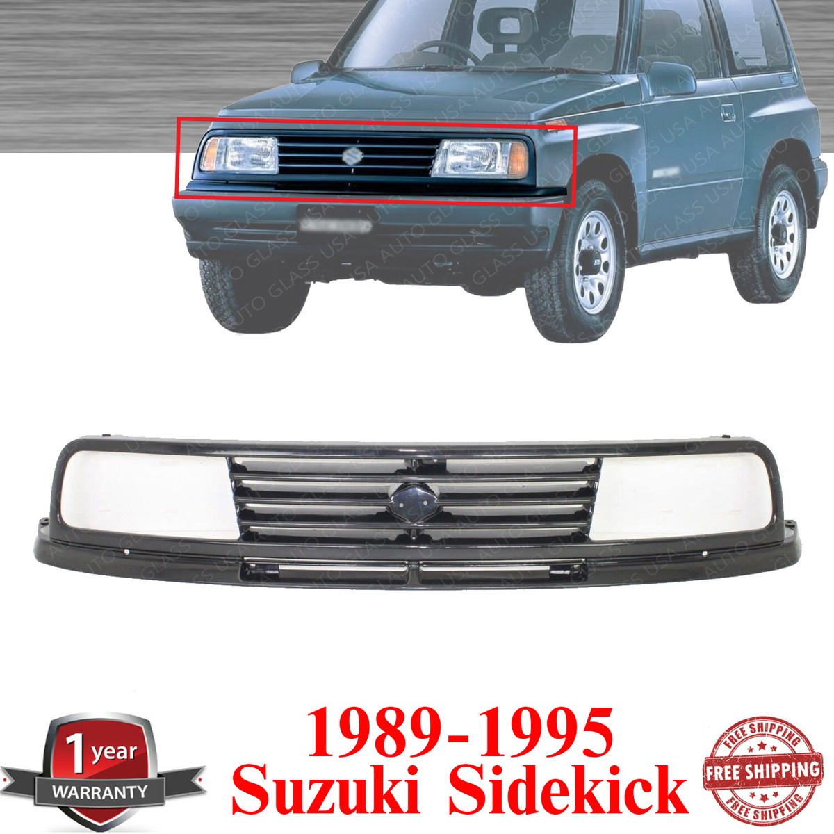 Sidekick Bumper Geo Tracker, Sidekick, Santana, Vitara First Gen Car,