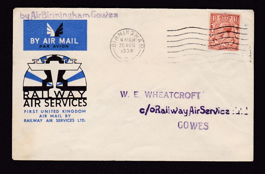FLIGHT AIRMAIL COVERS GB FRANKINGS 1931-76 ..PRICED SINGLY | eBay