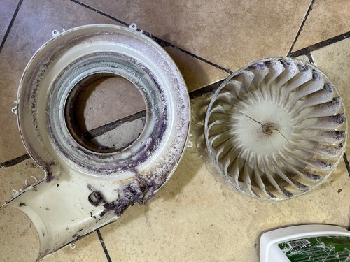 Frigidaire Kenmore GE Dryer Motor w/ Blower Assy 134196600 134196602 ...