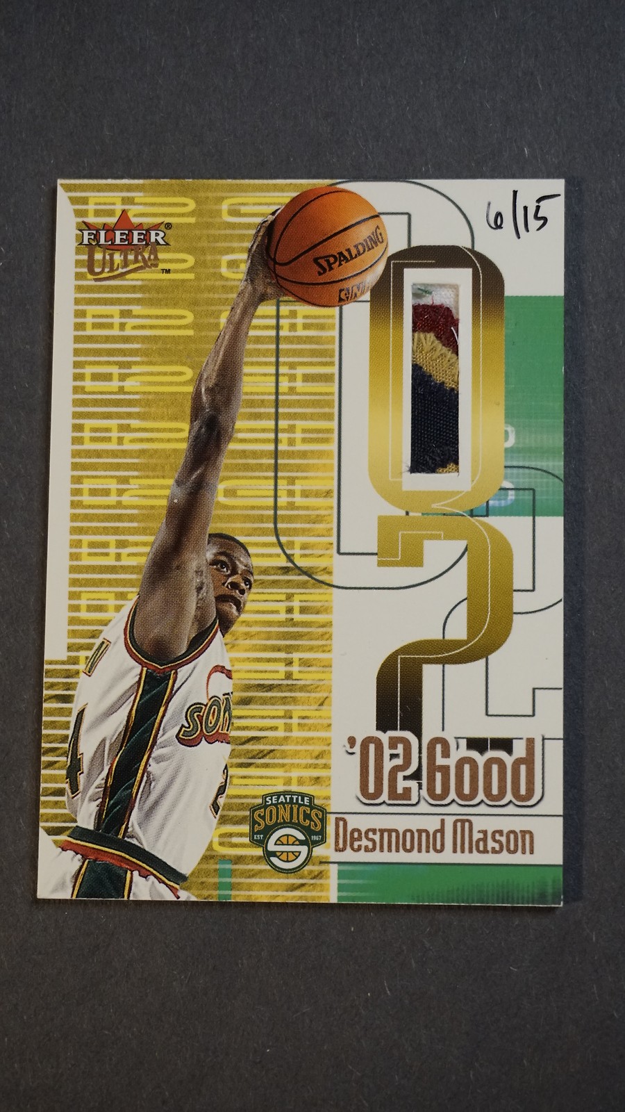 2001 Ultra 02 Good Game Worn #NNO Desmond Mason MEM | eBay