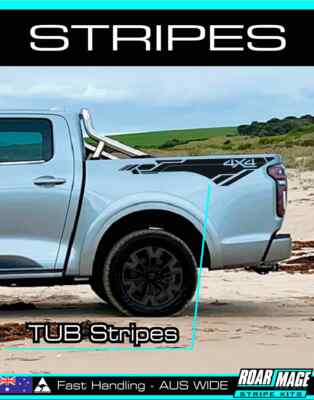 AM TUB Stripes fit GWM Cannon decals stickers 4x4 4WD | eBay