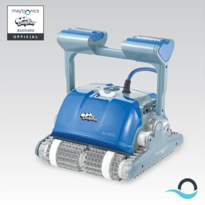 Smart Dolphin M400 Combined Brush Robotic Pool Cleaner with FREE Caddy ...