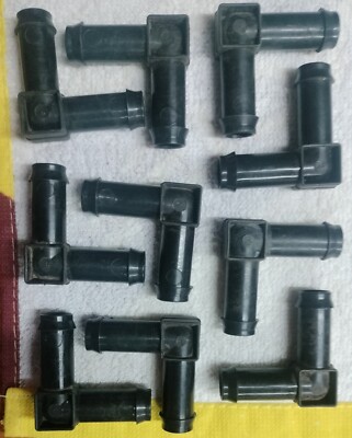💦 Pope 13mm 90° Barbed Elbow Poly Tube/Drip Eze Fittings . 10pk 💦 ...