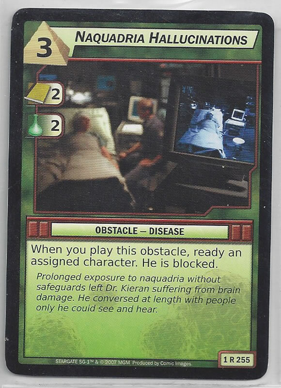 1x Naquadria Hallucinations - 1R255 - Rare Near Mint SG-1 | eBay