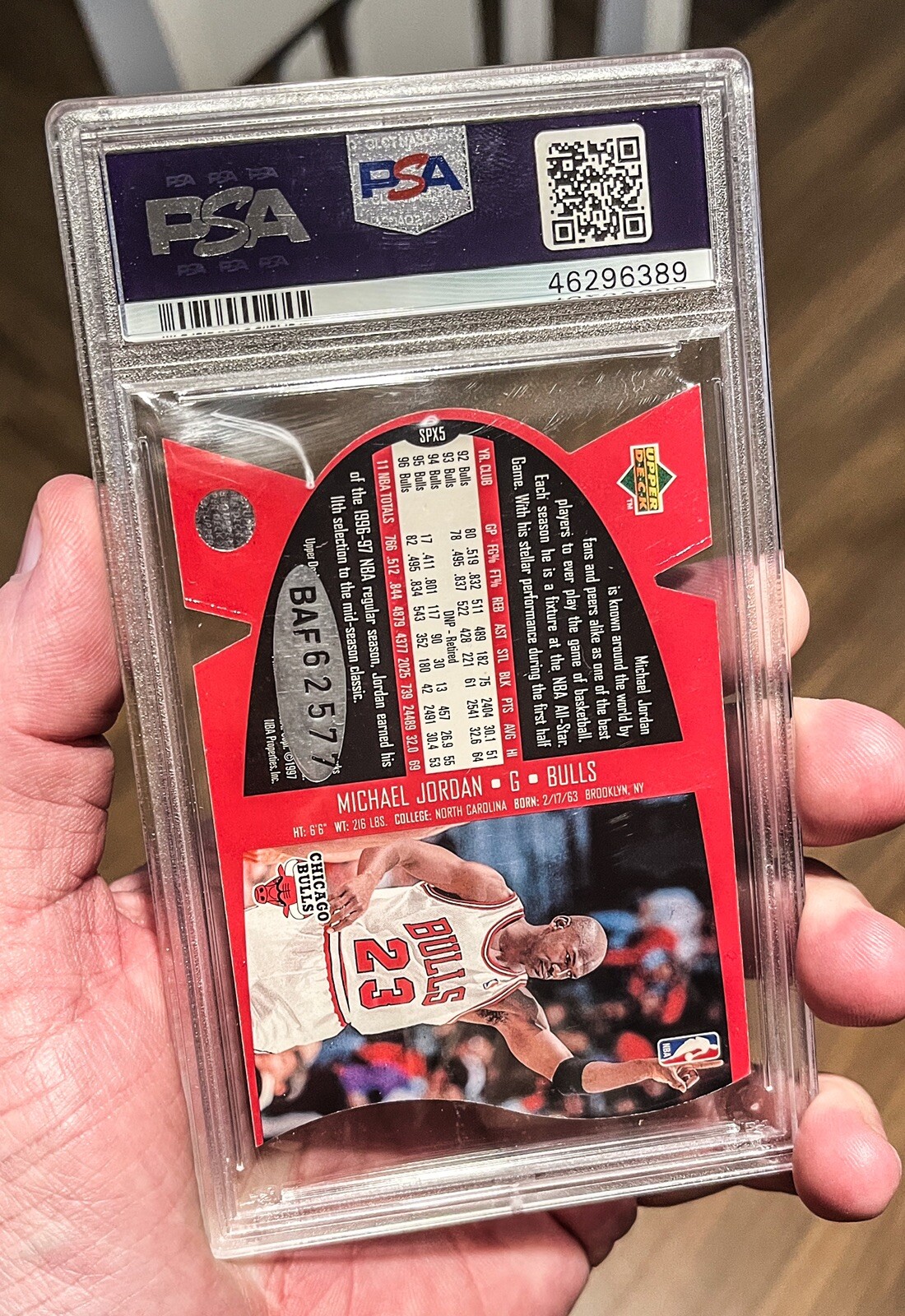 🔥1997 SPx Gold Die-Cut Michael Jordan #5 Signed PSA 10 Auto! POP 1 ...
