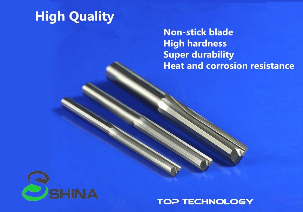 5pc 1/8" Straight Slot Double Flute 3.175*12mm Tungsten Carbide CNC ...
