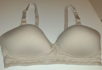 Olga Bra 36D Beige GM5461A Cloud 9 Wirefree Lightly lined Super Soft ...