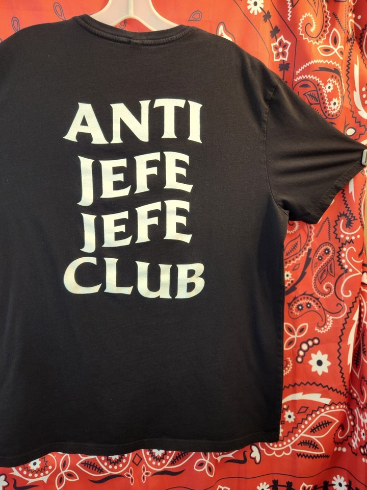 Anti Jefe Jefe Club T Shirt Size XL Anti Social Social Club ASSC Neek ...