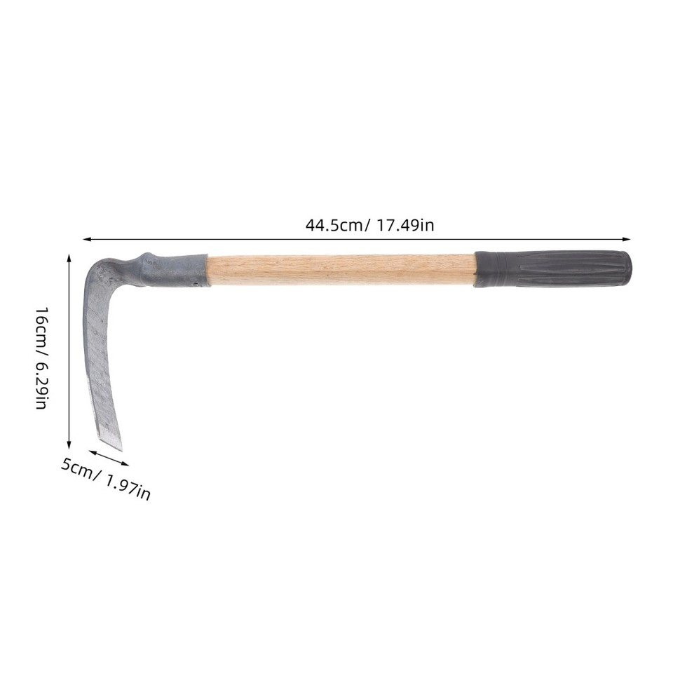 Wooden Handle Garden Tool Steel Hoeing Hand Tools Hoe Weeding Planting ...
