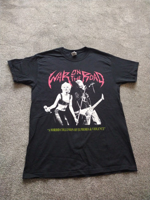 Wargasm T Shirt Electronic Rock Band Merch T Shirt Tour WAR ON THE ROAD ...