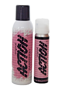 original ACTION EAU DE TOILETTE SPRAY+ HAARSPRAY des DDR- KULTDUFTES ...