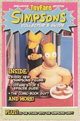 THE SIMPSONS COLLECTOR'S GUIDE EXCLUSIVE TOYFARE EDITION WIZARD ...