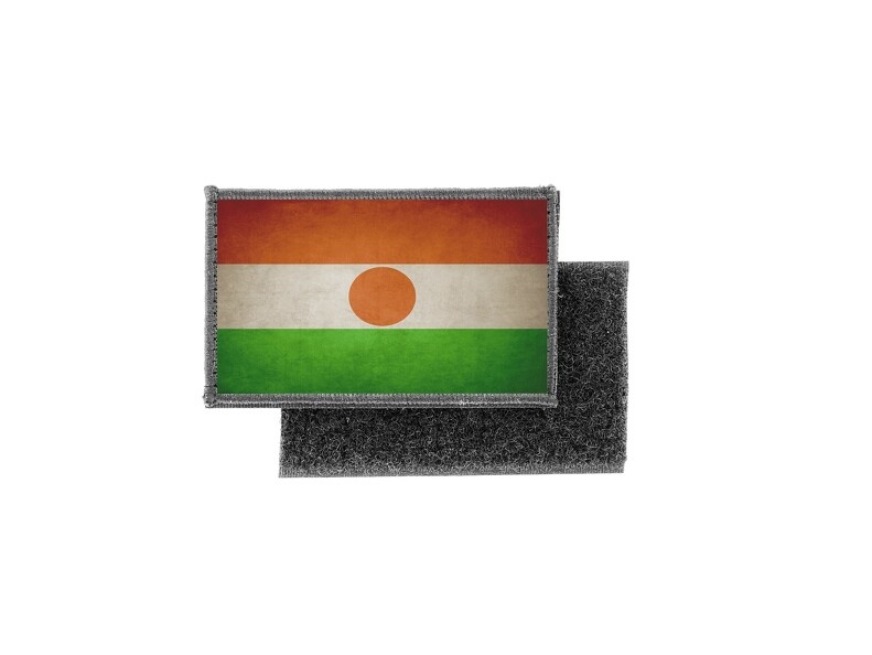 Flag patch printed badge country vintage niger | eBay