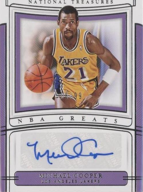 2019-20 Panini National Treasures - Nba Greats Signatures Michael ...