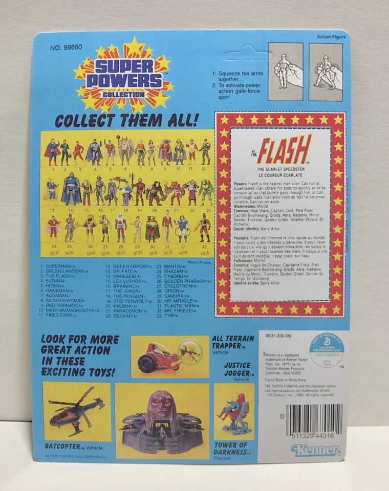 Super Powers Kenner custom cards, bubbles, blister Vintage Style | eBay