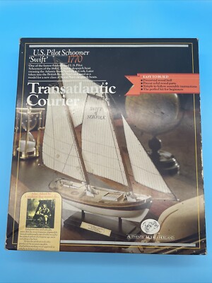 AUTHENTIC MODELS HOLLAND ~ U.S. Pilot Schooner "Swift" 1770 Wood Model ...