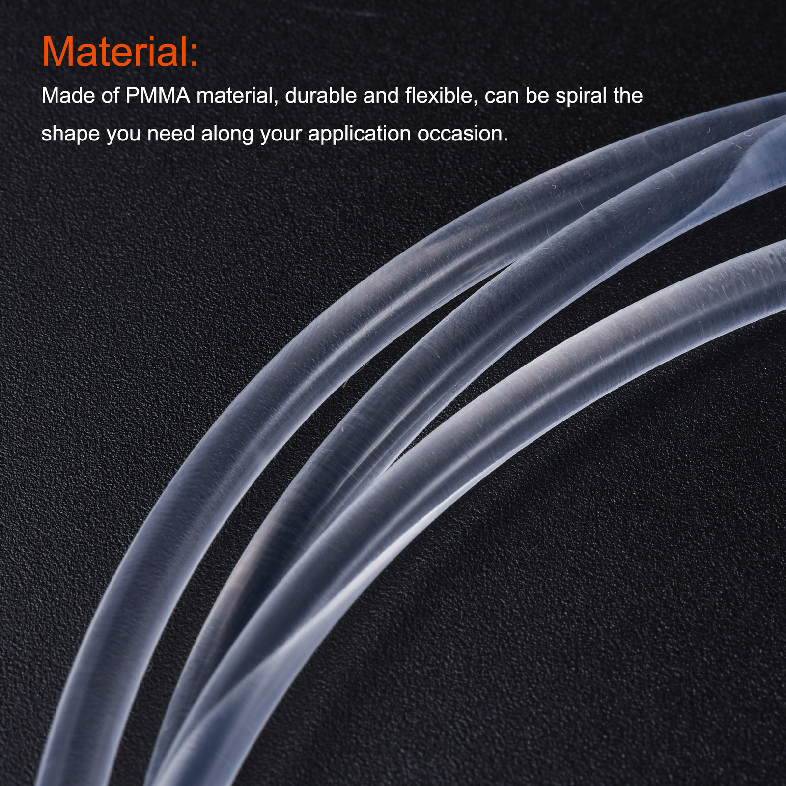 PMMA Side Glow for LED Light Guide in Home, Hotel Fiber Optic Cable 1 ...