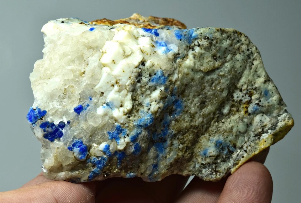 Rare Hauyne Hauyn Crystal w/ Gonnardite Pyrite Calcite On Matrix 322 ...