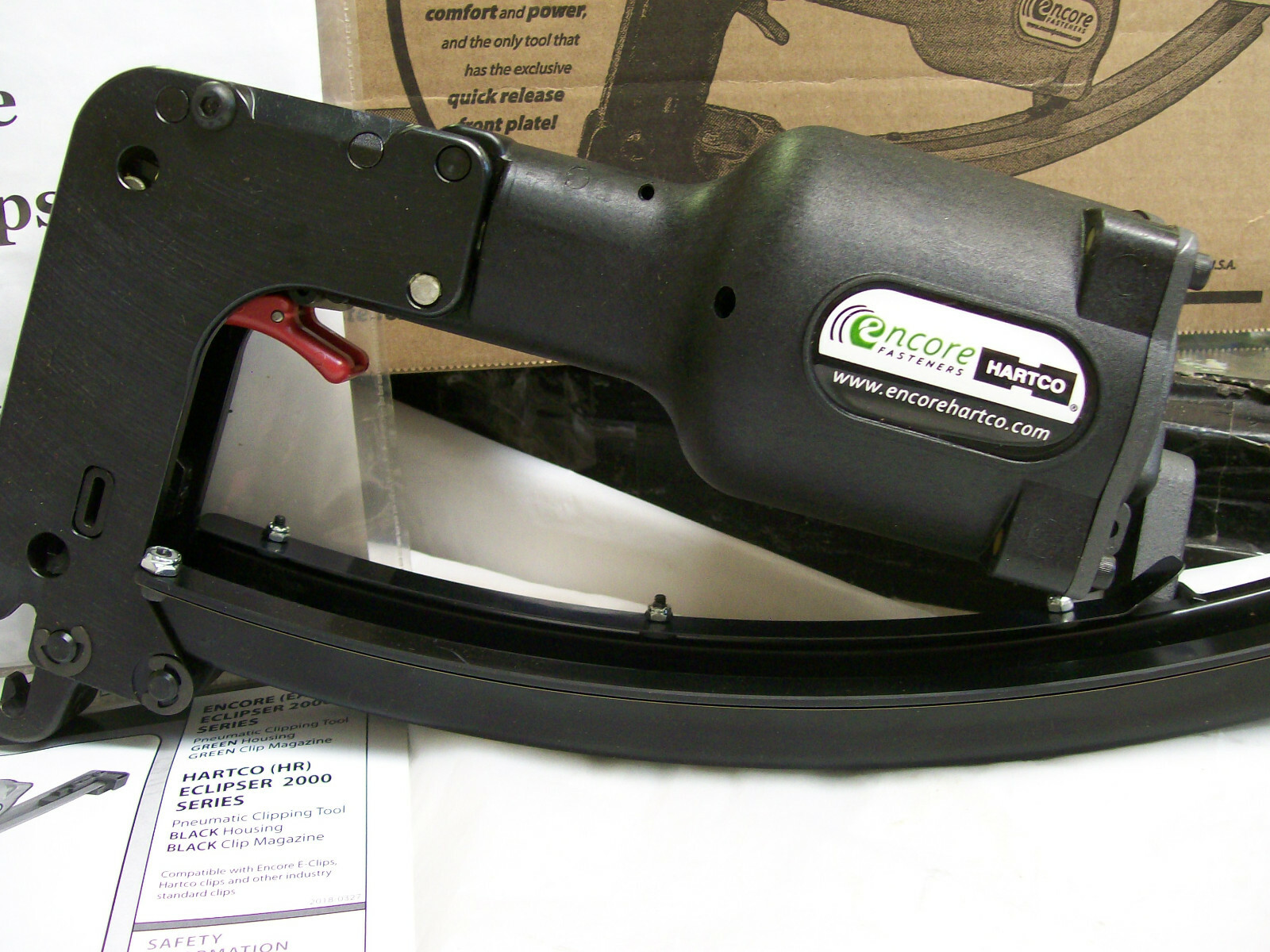 Encore Hartco Eclipser 2000 Fastening Pneumatic Tool Light Weight ...