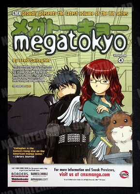 Megatokyo CMX 2006 OEL Trade Print Magazine Ad Poster Manga ADVERT | eBay