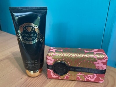 NEW MOR QUEEN OF HEARTS 7 OZ ITALIAN BLOOD ORANGE BAR SOAP & 3.3 OZ ...