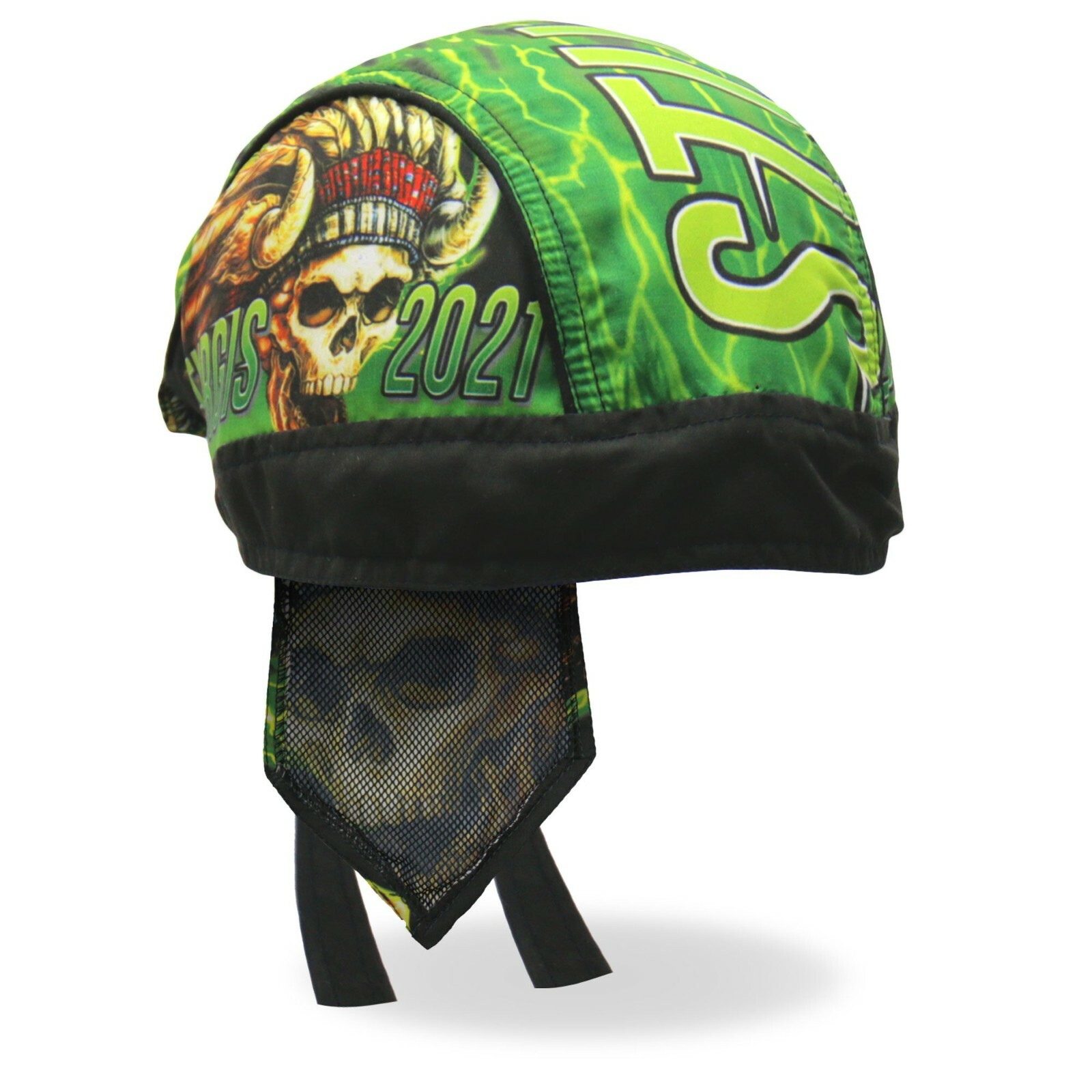 Sturgis 2021 Motorcycle Rally Skeleton Chief Biker Headwrap Bandana ...