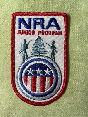 Vintage NRA JUNIOR PROGRAM Patch (Gun or Hunting Theme) Iron On. New ...