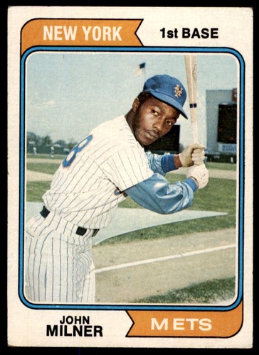 1974 Topps #234 John Milner VG-EX New York Mets | eBay