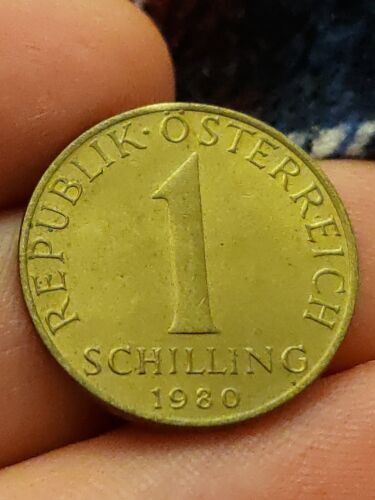 1980 / 1 SCHILLING / AUSTRIA / OSTERREICH free UK post Kayihan coins ...