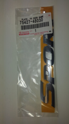Genuine OEM Toyota 75427-48030 "SPORT" Nameplate Door Emblem 2008-10 ...