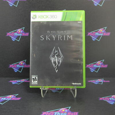 The Elder Scrolls V Skyrim Xbox 360 + Map - Complete CIB | eBay