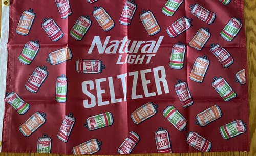 Natural light Seltzer flag college Natty beer cave | eBay