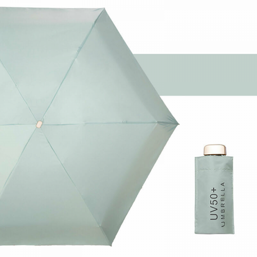 Umbrella Mini Pocket Parasol Anti-UV Sun Windproof Protection 5-Folding ...