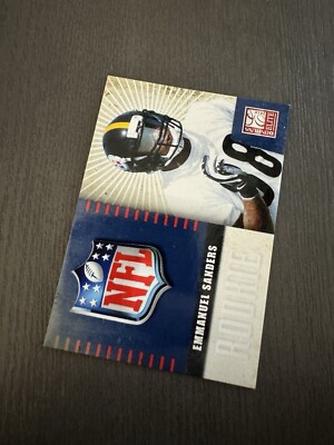 2010 Donruss Elite NFL Shield Variation /999 #12 EMMANUEL SANDERS ...