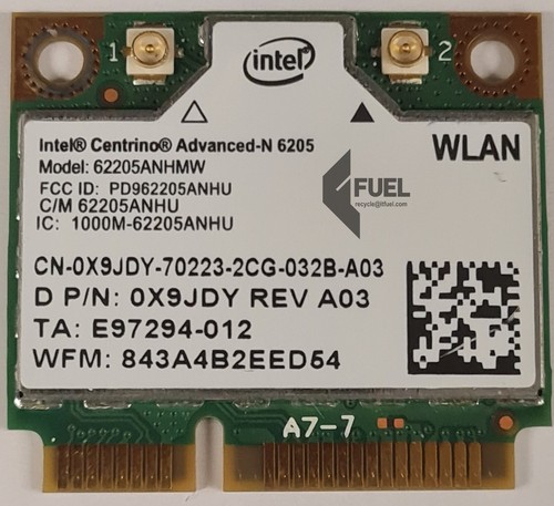 Intel® Centrino Advanced - N 6205 Wireless PCIe Mini Network Card | eBay UK
