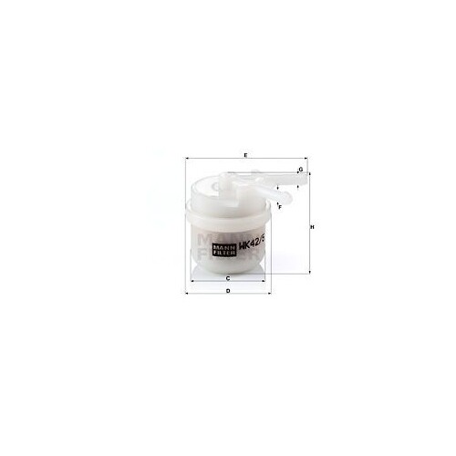 MANN-FILTER Filtre à carburant pour TOYOTA WK 42/5 4011558912208 | eBay