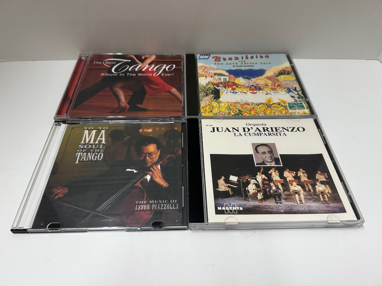 Great 5 CD Tango Collection Yo Yo Ma Best Tango Album Pro Arte Guitar D ...